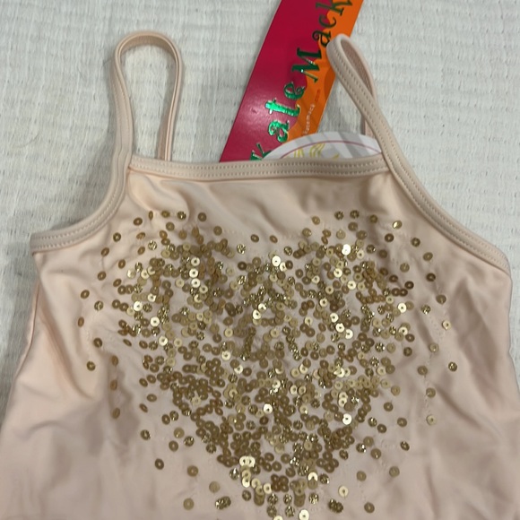 Kate Mack | Swim | Kate Mack Toddler Bathing Suit Pink Gold Heart Tutu ...